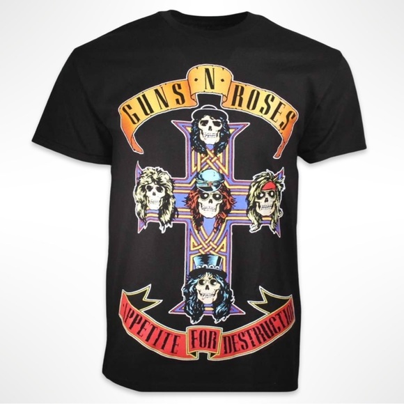 Divided | Shirts | Guns N Roses Appetite For Destruction Distressed ...